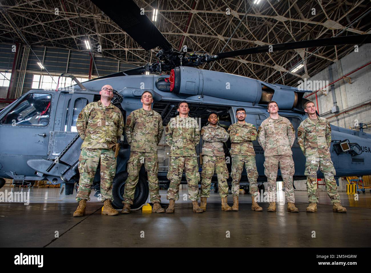 U.S. Airmen assigned to the 18th Maintenance Group pose for a group ...