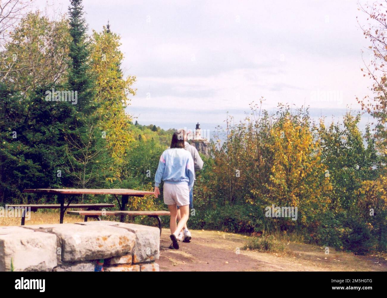 North Shore Scenic Drive - Visitors at the Split Rock Lighthouse ...