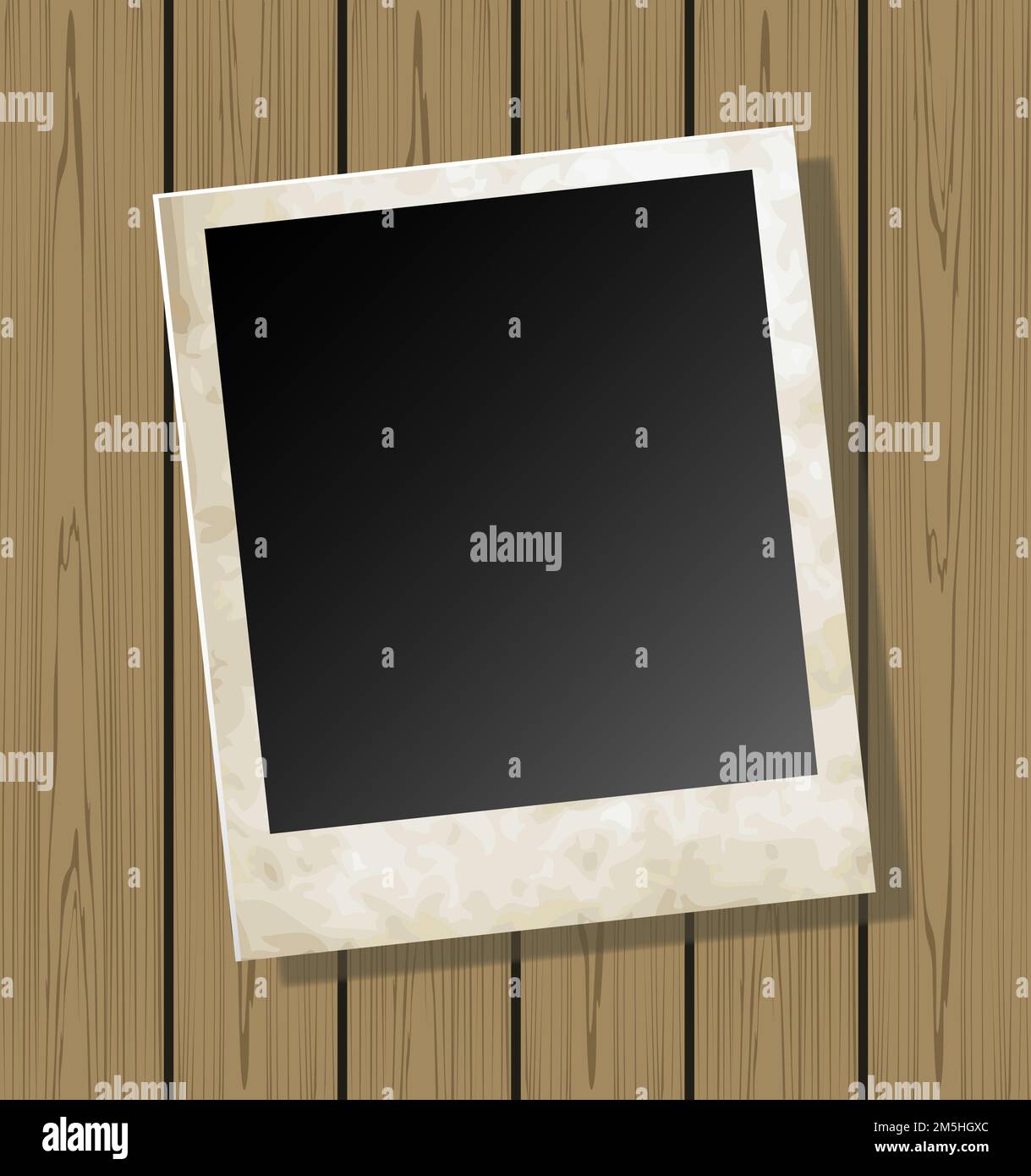 Photo card on texture background vector Stock Vector Image & Art - Alamy