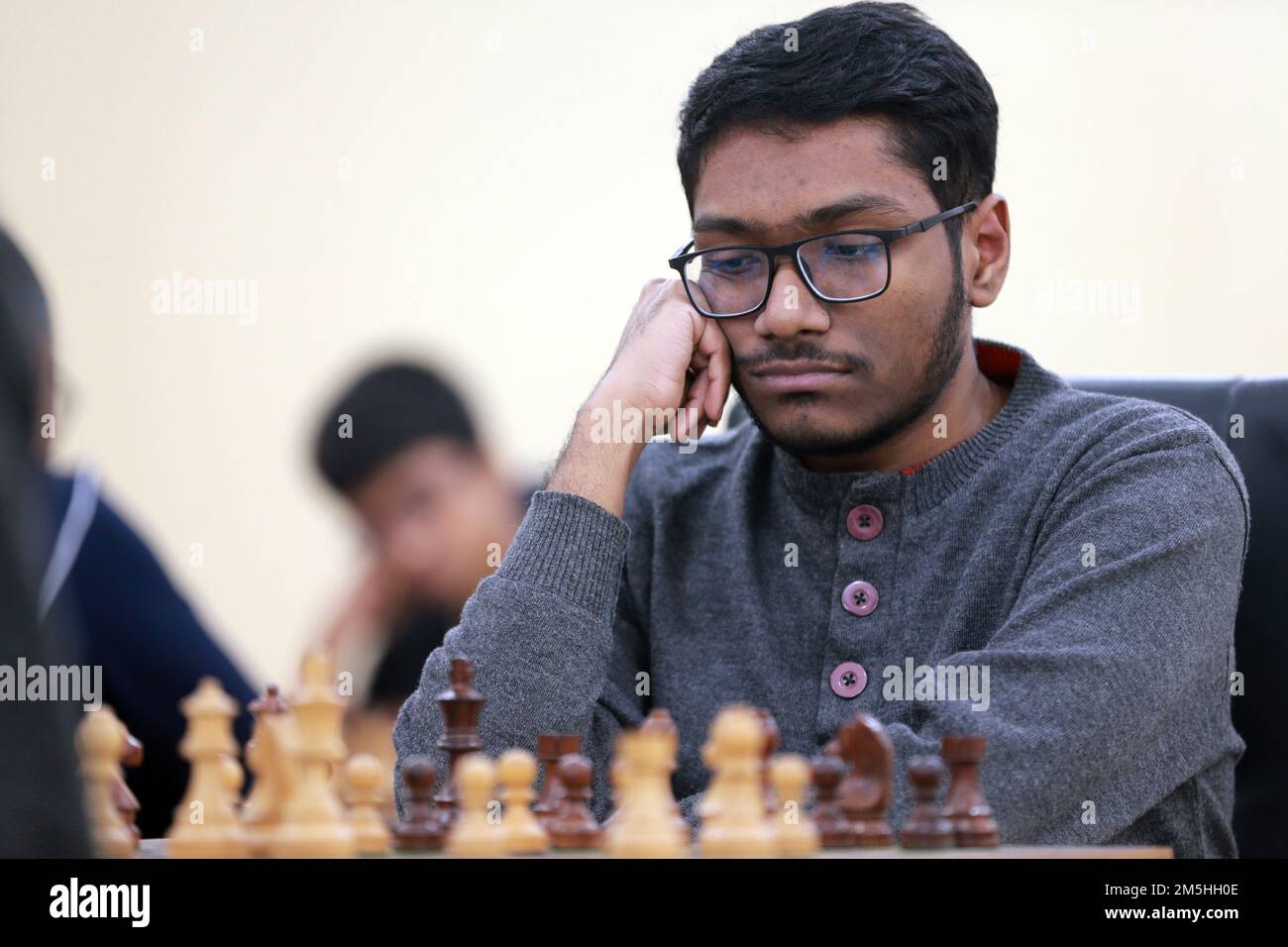 International Master Mohammad Fahad Rahman takes part in theBangabandhu 47th National Chess ...