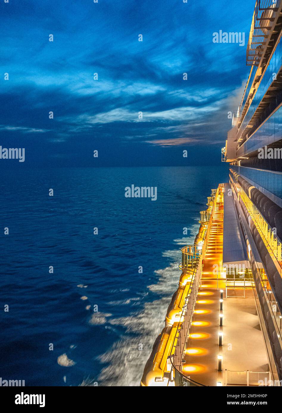 View of the exterior of the cruise ship Costa Firenze, cruise ship of ...