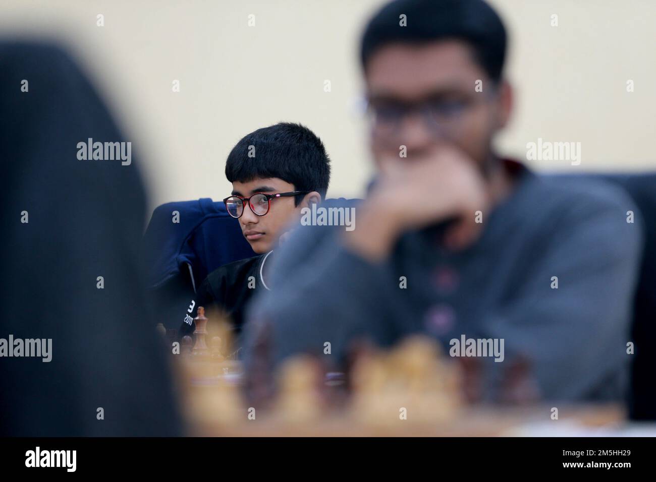 Candidate Master Manon Reja Neer takes part in the Bangabandhu 47th ...