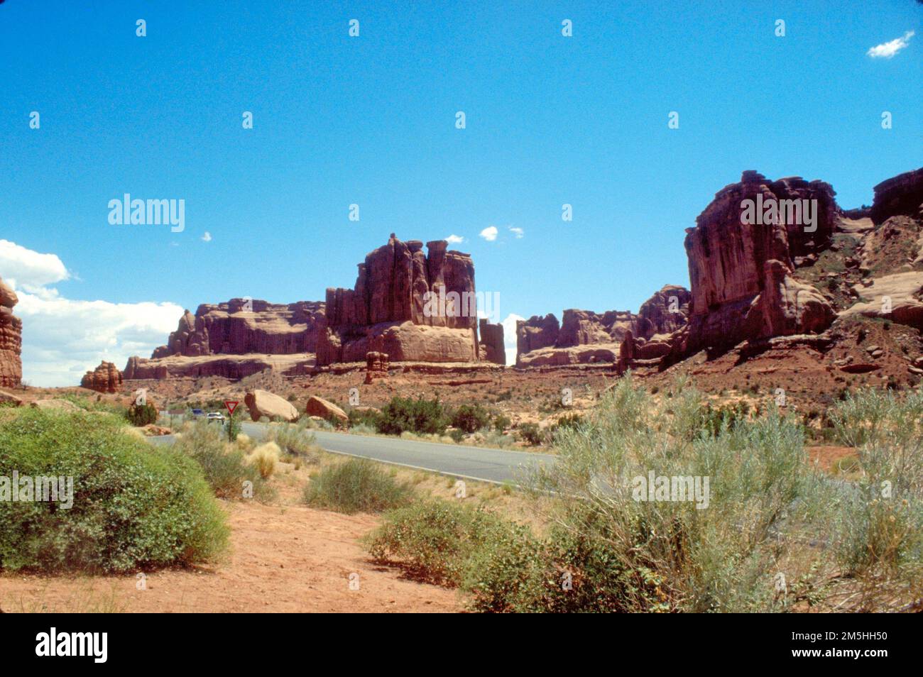 Dinosaur Diamond Prehistoric Highway - Arches National Park. Rock ...