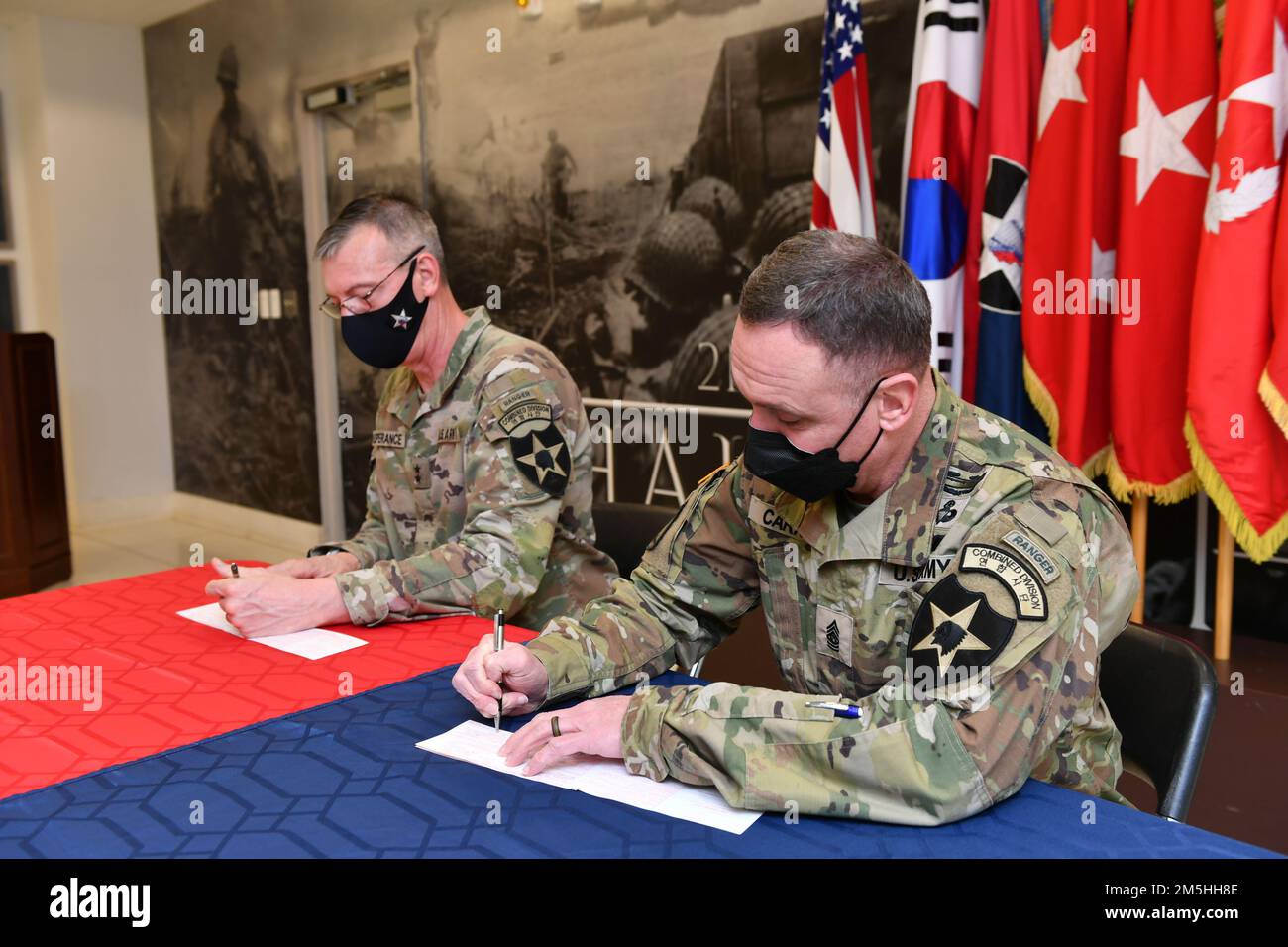 Maj. Gen. David Lesperance, commanding general of the 2nd Infantry ...