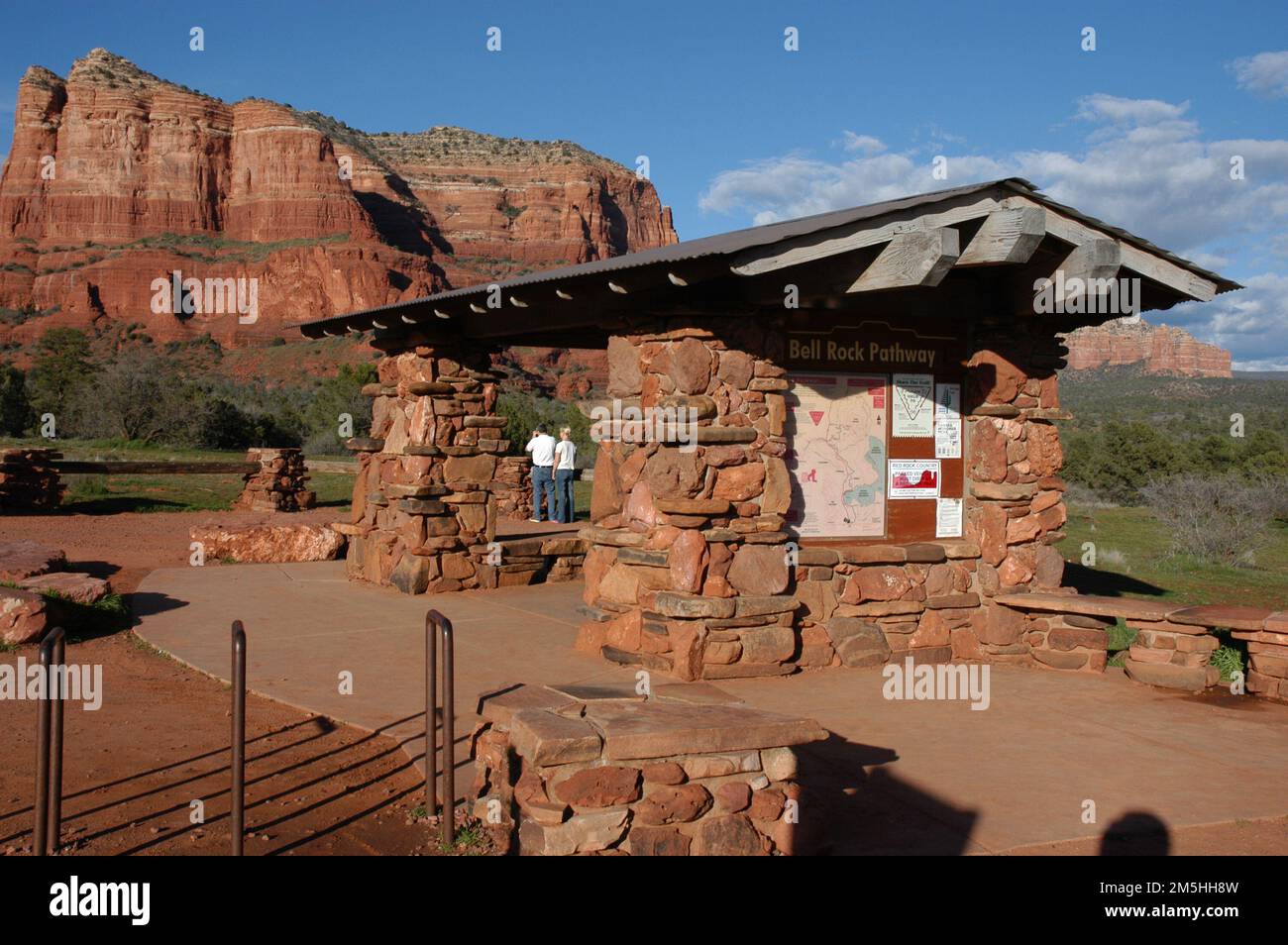 Red Rock Scenic Byway - Kiosk at Bell Rock Pathway. Monumental ...