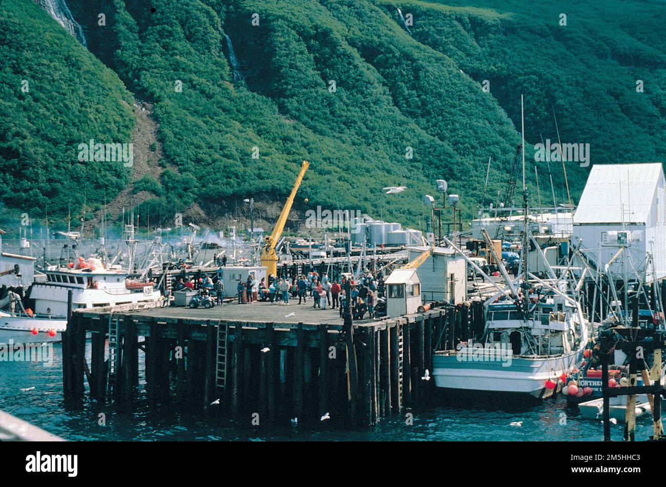 Alaska's Marine Highway - Waiting for the Ferry. Residents of Chignik ...
