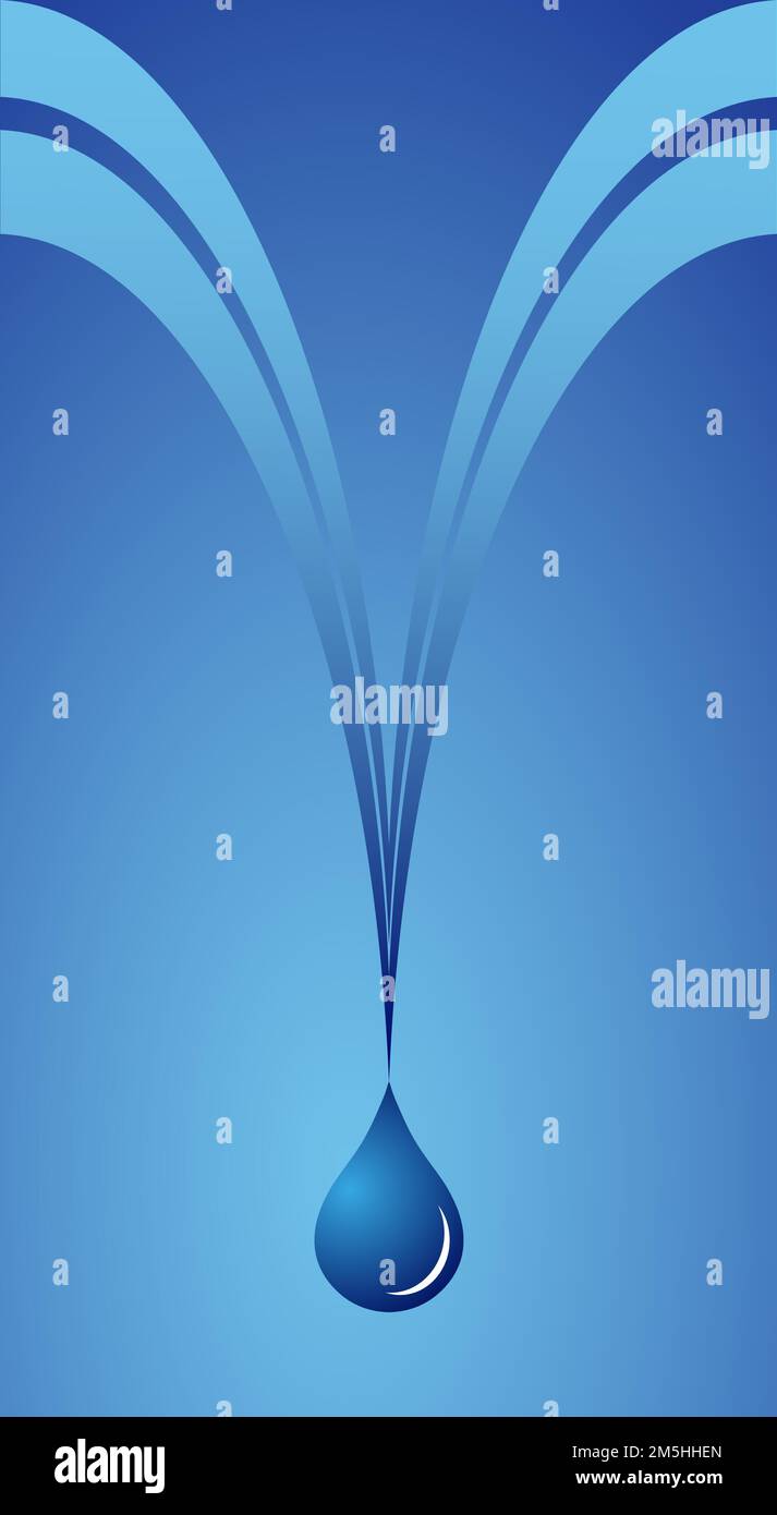 Water drop vector background Stock Vector Image & Art - Alamy