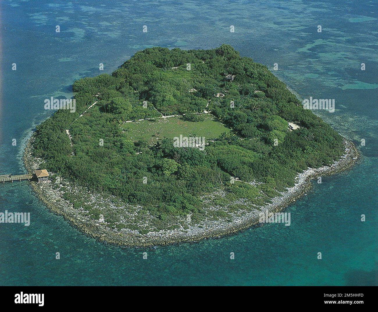 Florida Keys Scenic Highway - Over Indian Key. The aerial view of 10 ...