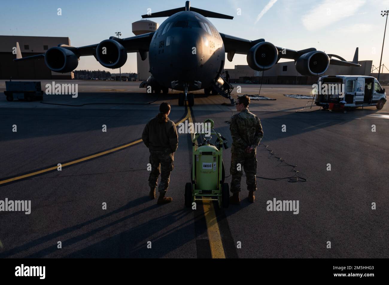 Airman 1st Class Kassidy Ohler and Airman 1st Class Liam Pritchard ...