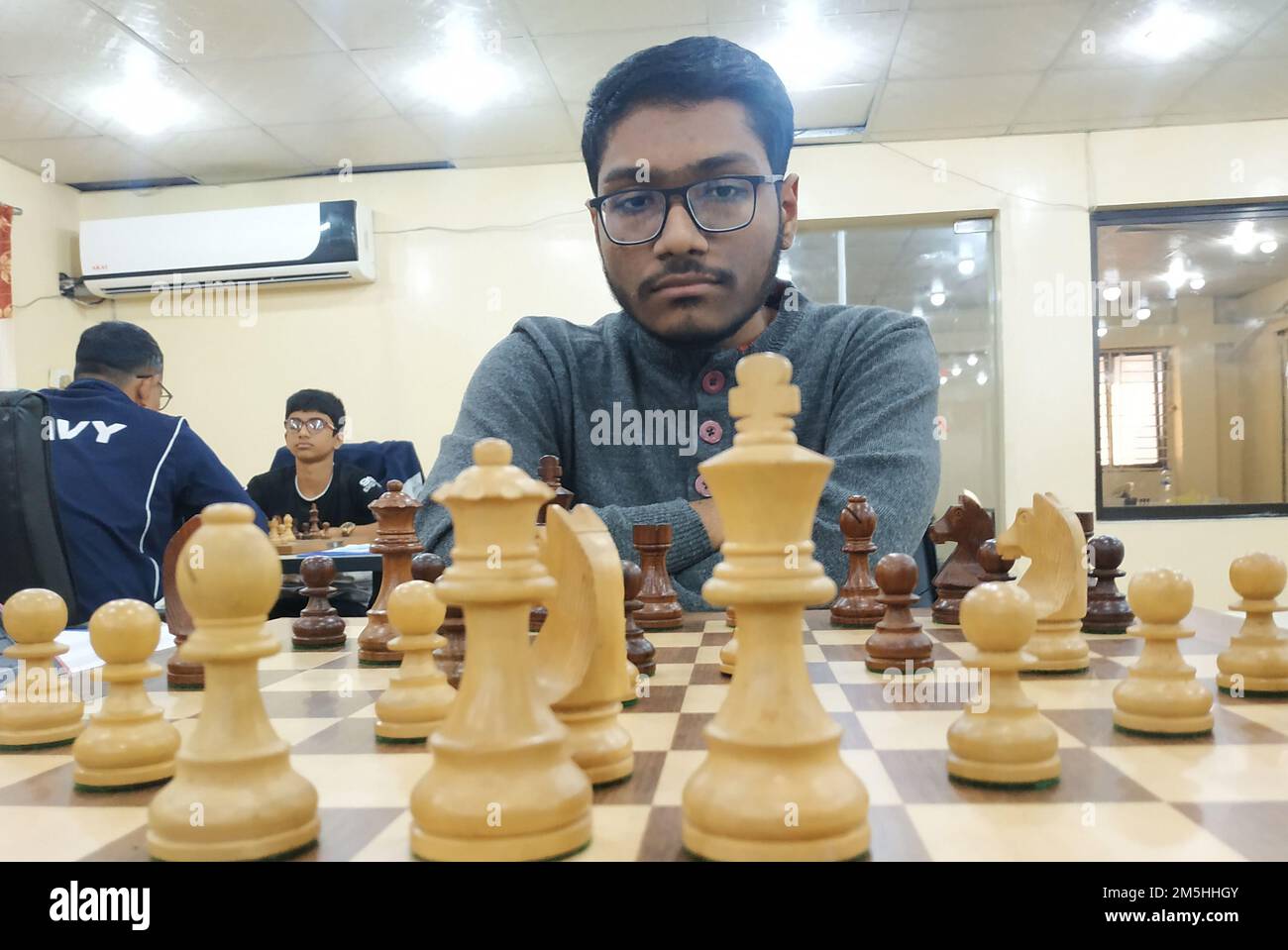 International Master Mohammad Fahad Rahman takes part in the ...