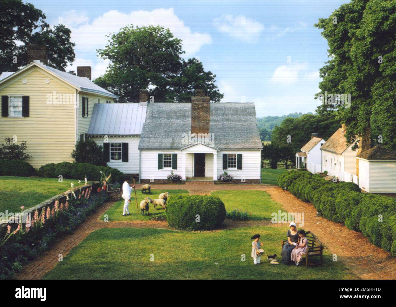 Virginia president james monroe and his wife hi-res stock photography ...