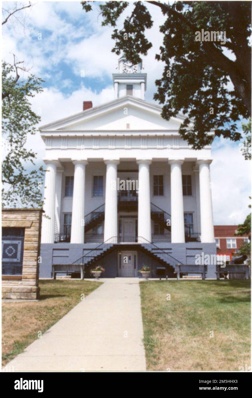 Indiana's Historic Pathways - The Sidewalk Leading to the Orange County ...