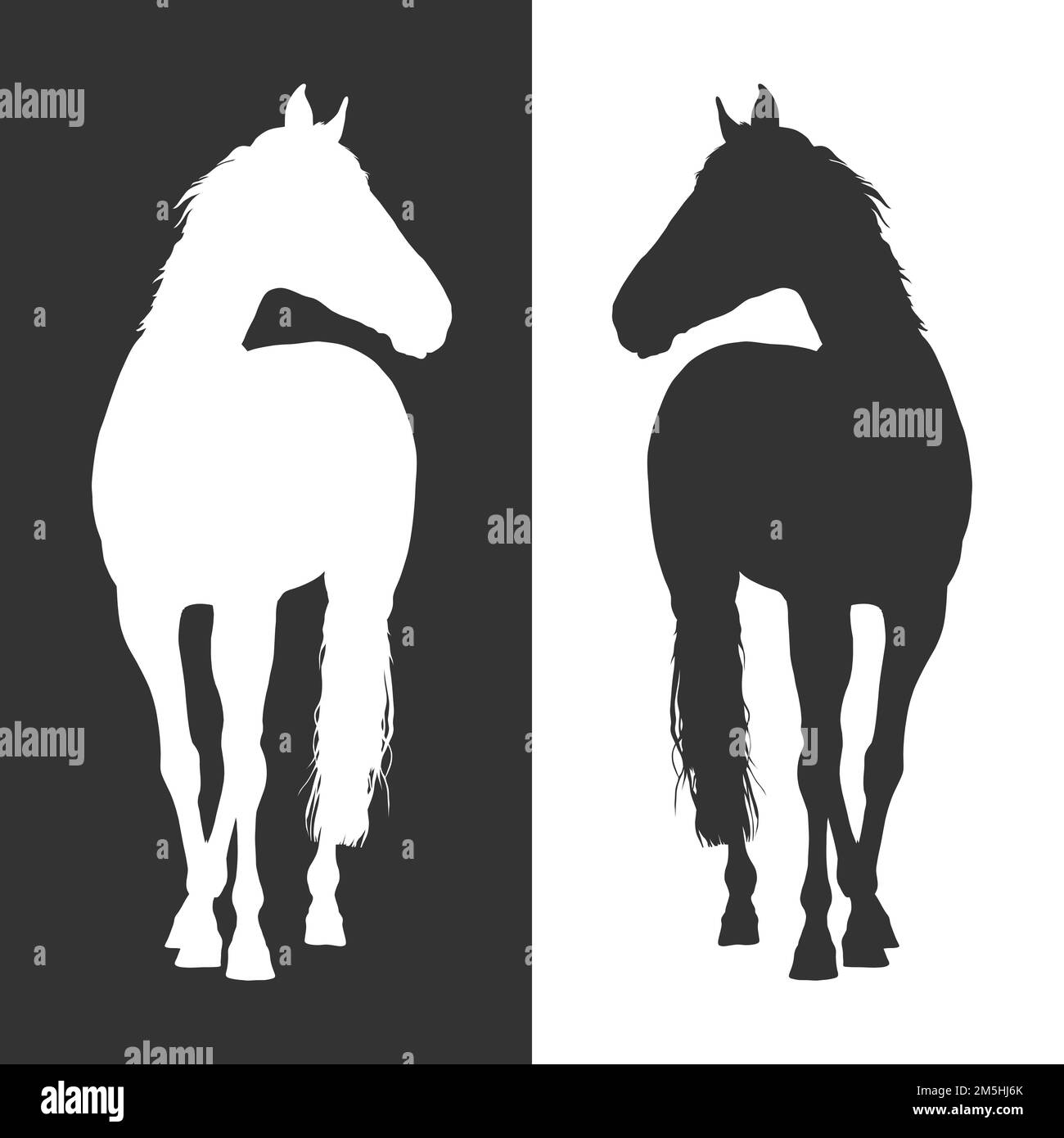 Realistic silhouette Black and White Stock Photos & Images - Alamy