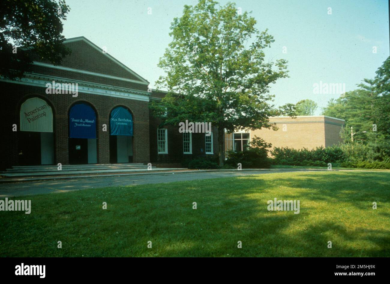 . This photograph of the Delaware Art Museum represents its old facade ...