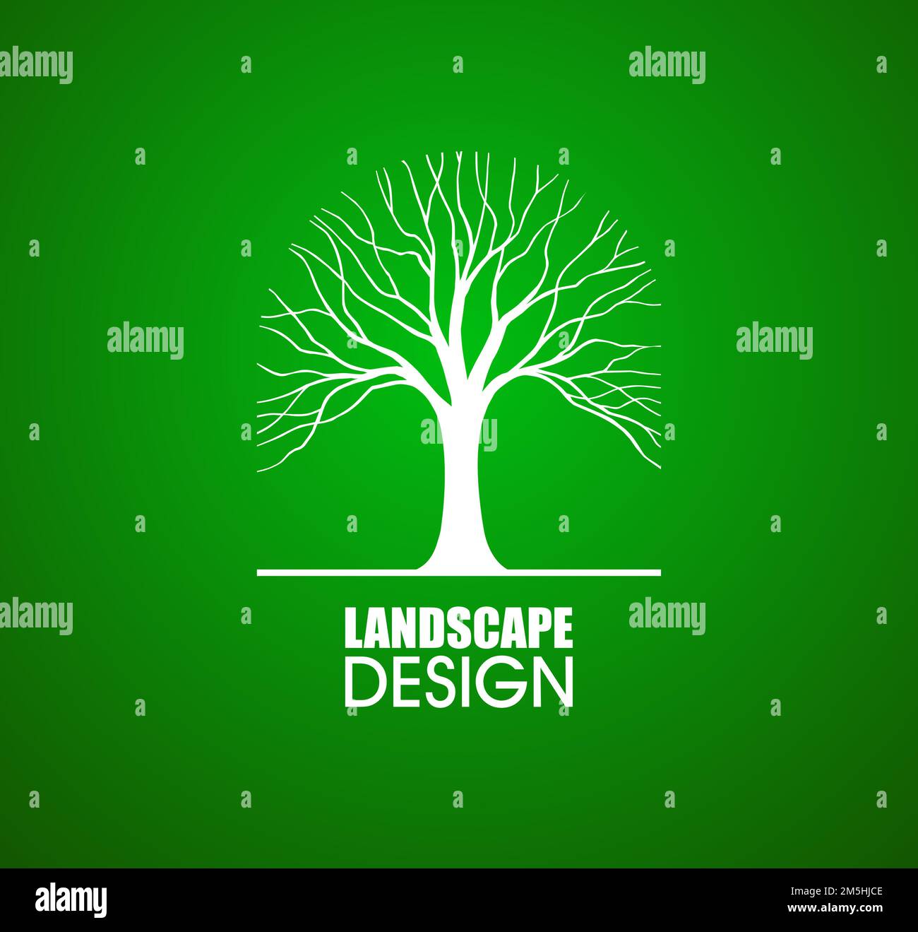 Landscape logo tree roots hi-res stock photography and images - Alamy