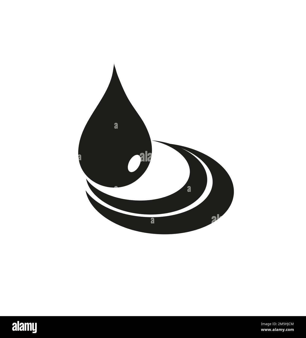 vector logo illustraton with oil drop Stock Vector Image & Art - Alamy
