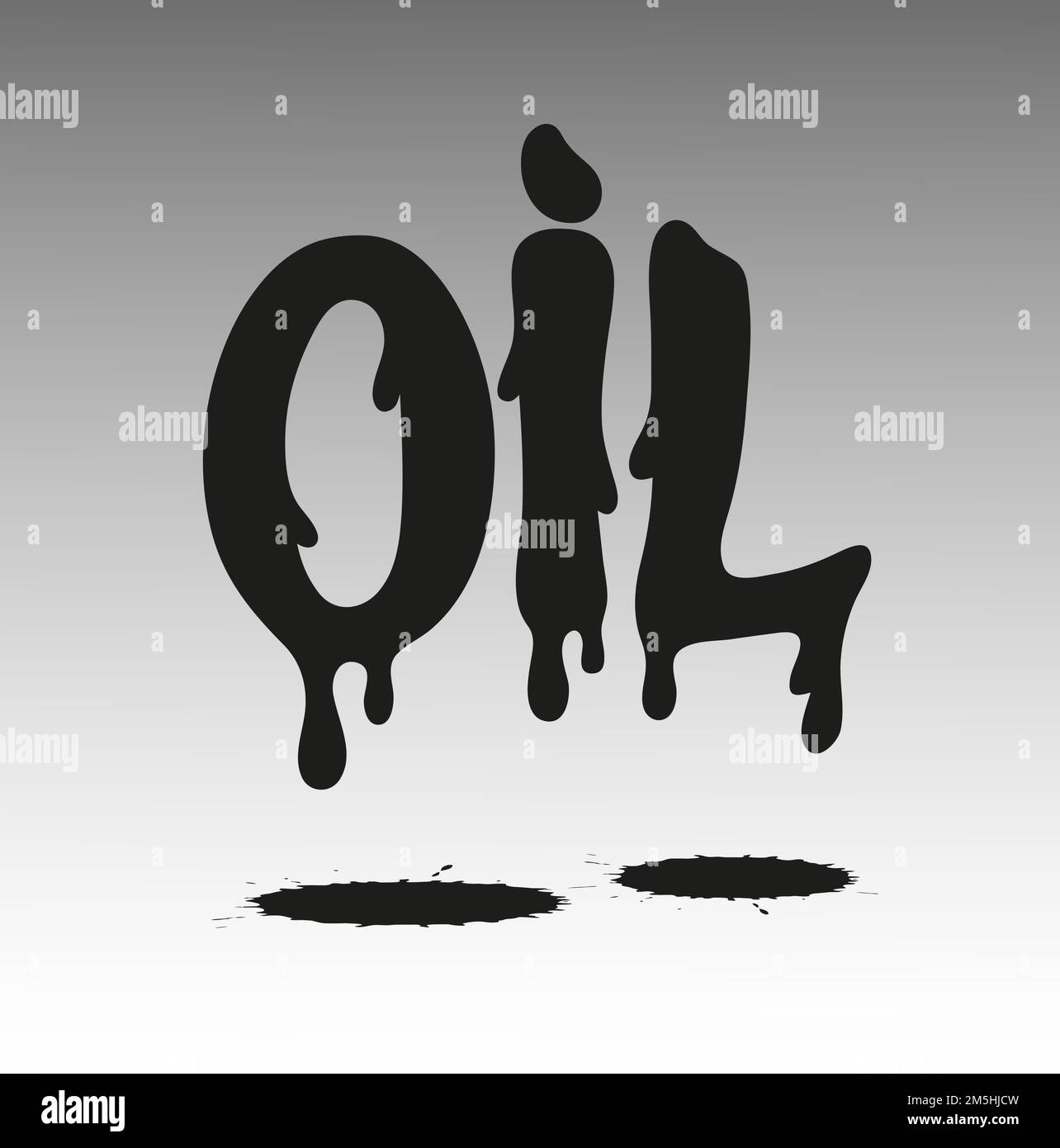 Oil vector illustraton with text Stock Vector Image & Art - Alamy