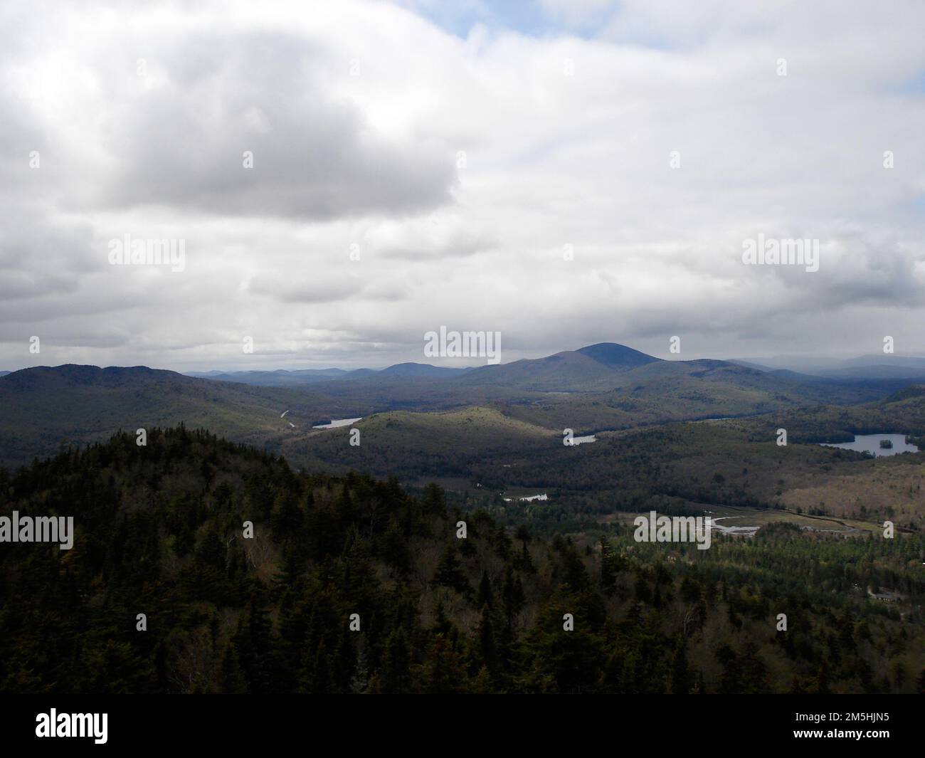 Lakes to Locks Passage - View from the Summit of Mount Goodnow. The ...