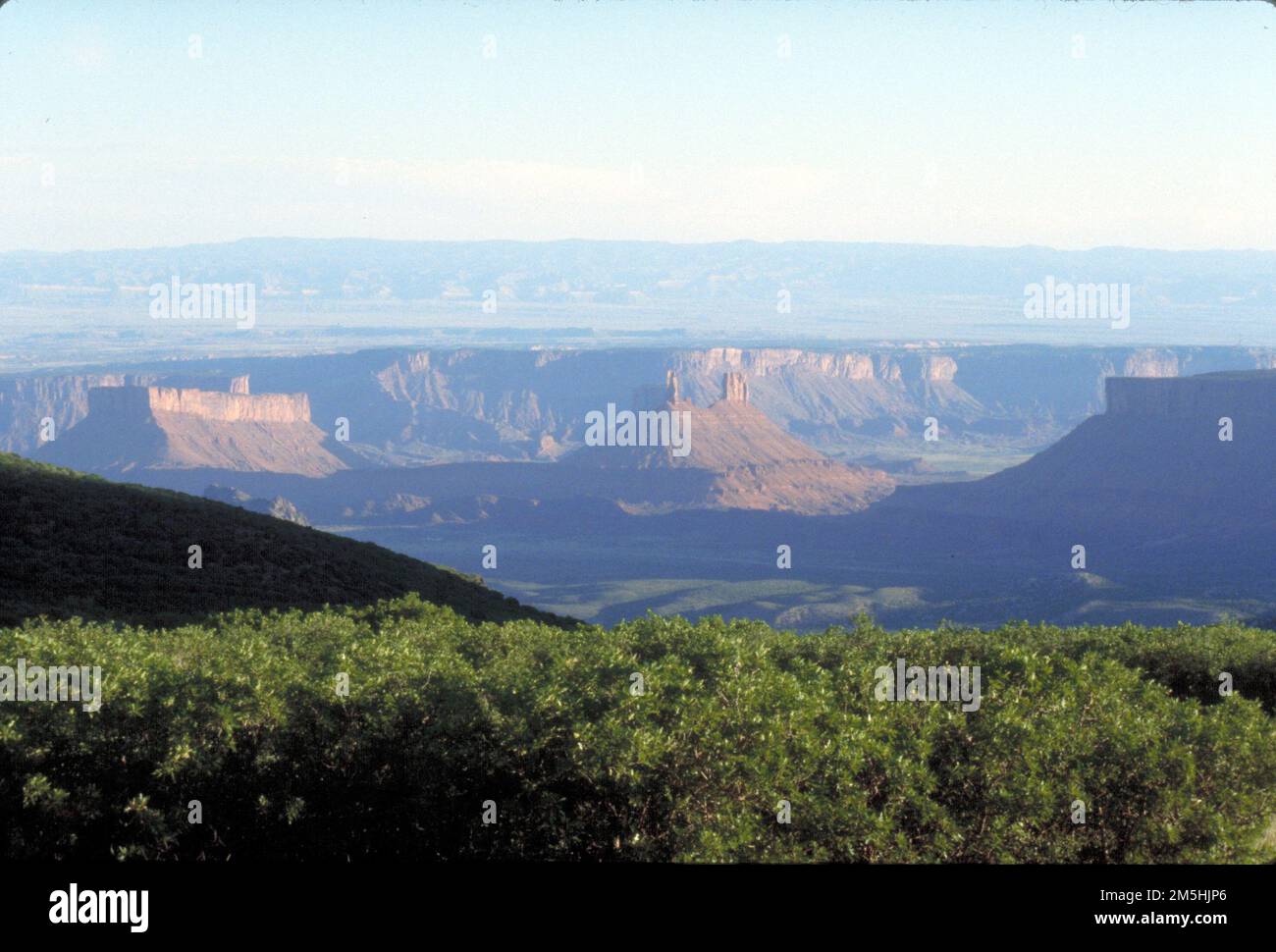 Dinosaur Diamond Prehistoric Highway - View into Castle Valley, Utah ...