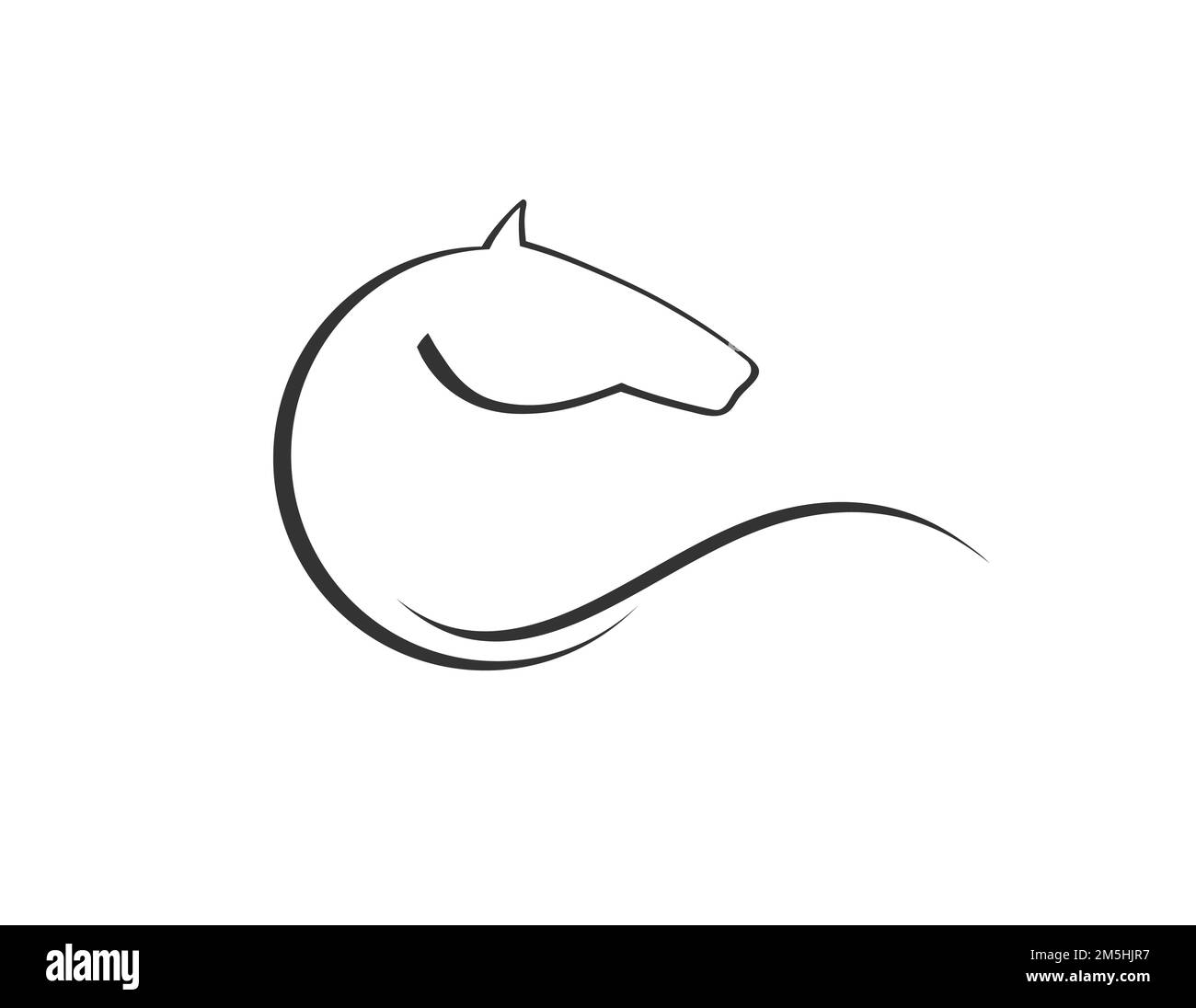 Horse symbol vector. Logo design element Stock Vector Image & Art - Alamy