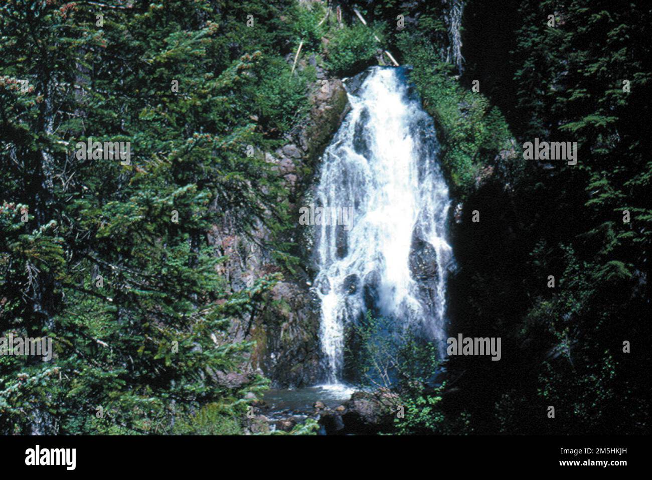 Mt. Hood Scenic Byway - Sahallie Falls. This is an enchanting waterfall ...