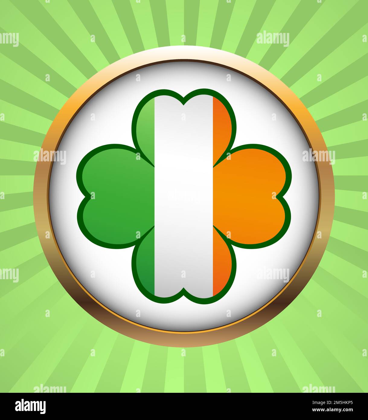 Clover leaf element background for happy St. Patricks Day Stock Vector ...