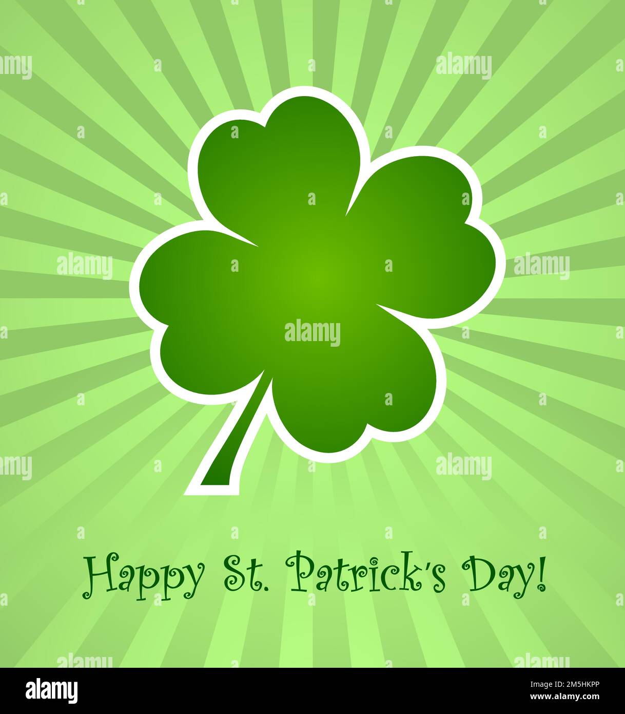 Clover leaf element background for happy St. Patricks Day Stock Vector ...