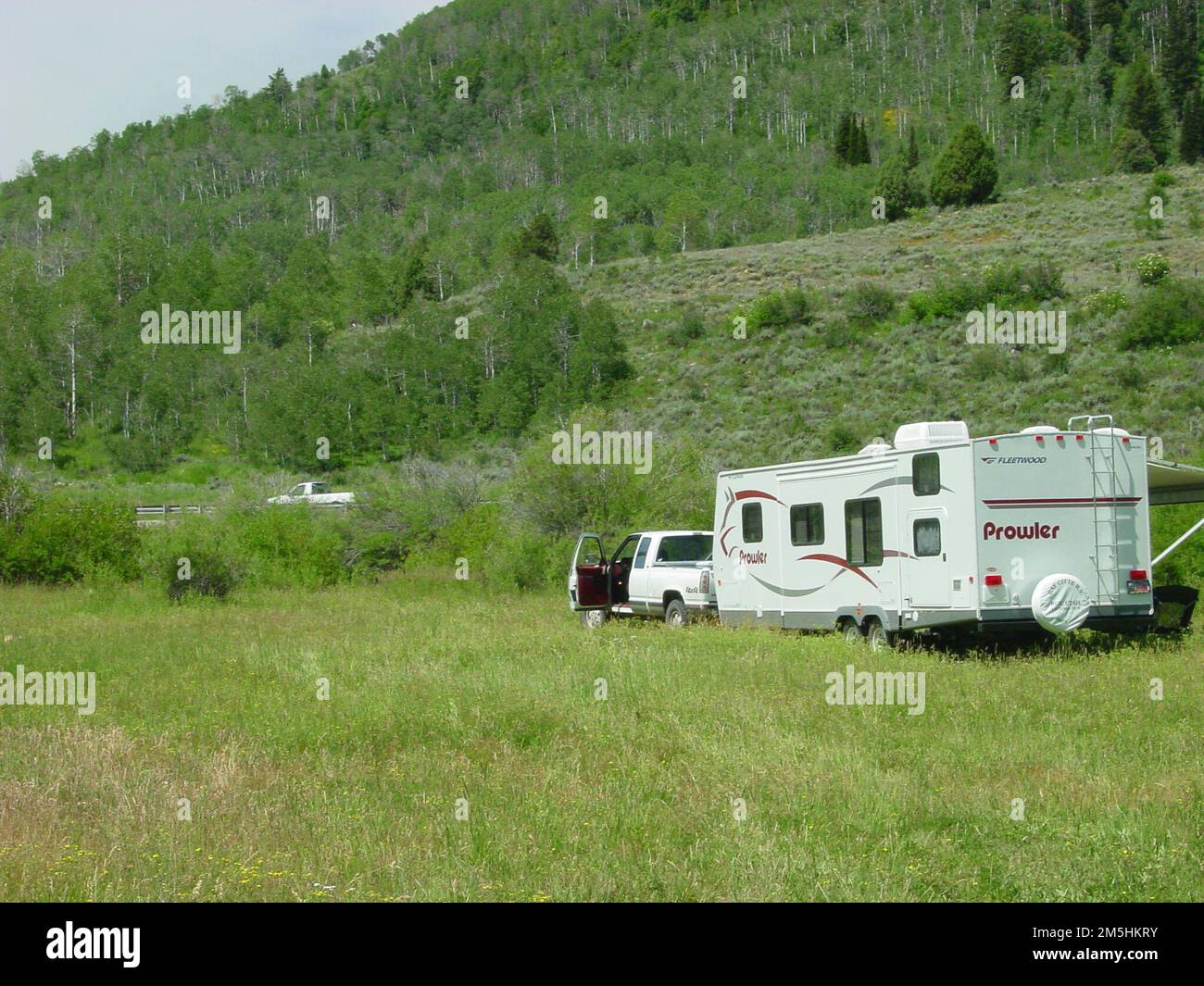 Logan Canyon Scenic Byway - Truck and RV Camping in the Backcountry. A ...