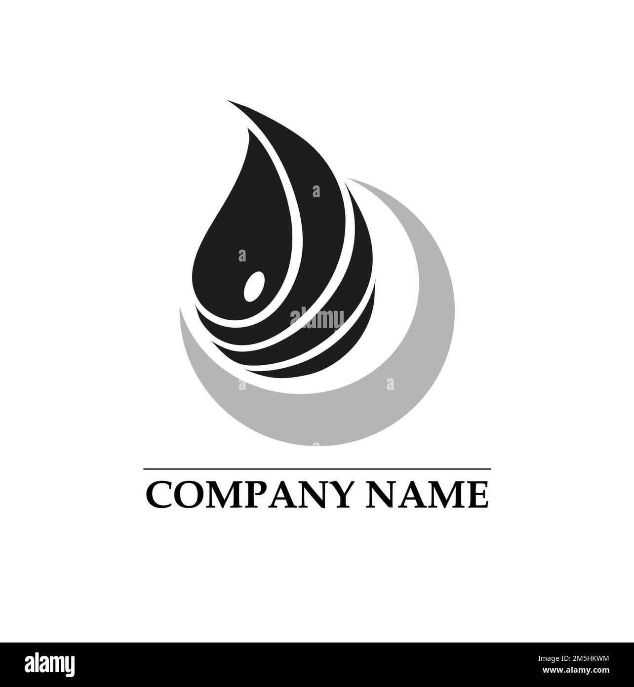 vector logo illustraton with oil drop Stock Vector Image & Art - Alamy