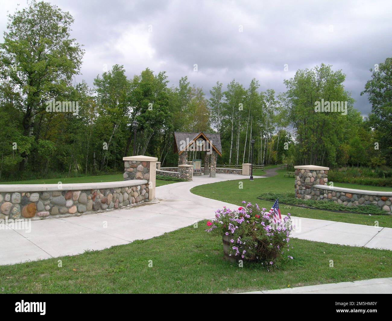 Edge of the Wilderness - Lovely Park in Bigfork. This park and gate are ...