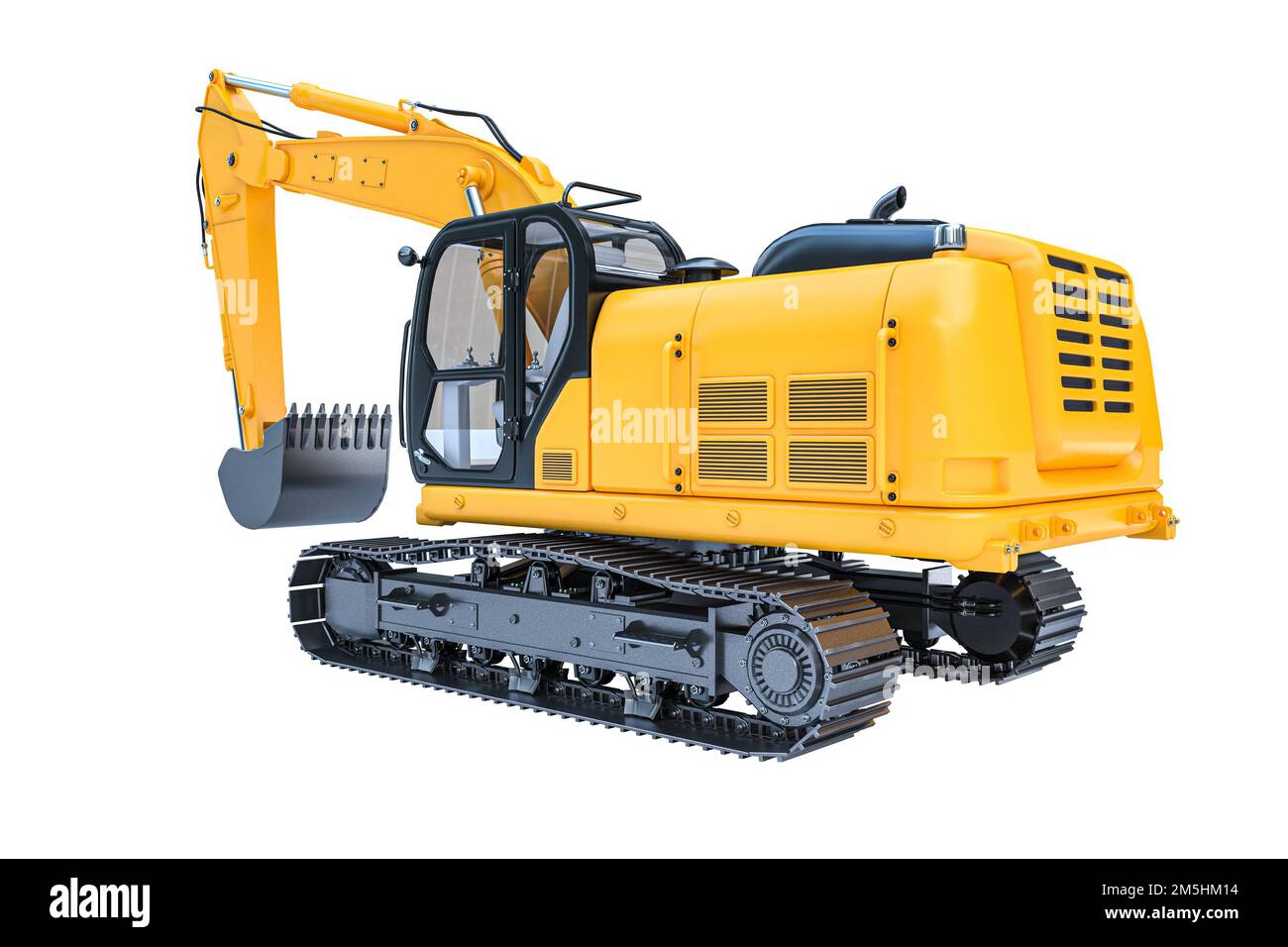 Excavator Cut Out Stock Images & Pictures - Alamy