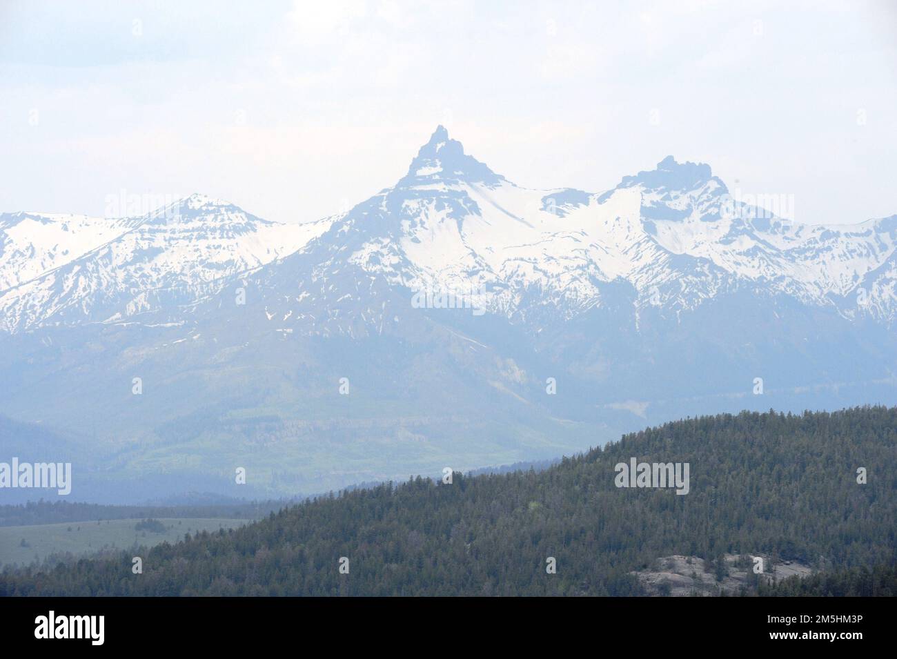 Beartooth Highway - View From Clarks Fork Observation Turnout. The ...