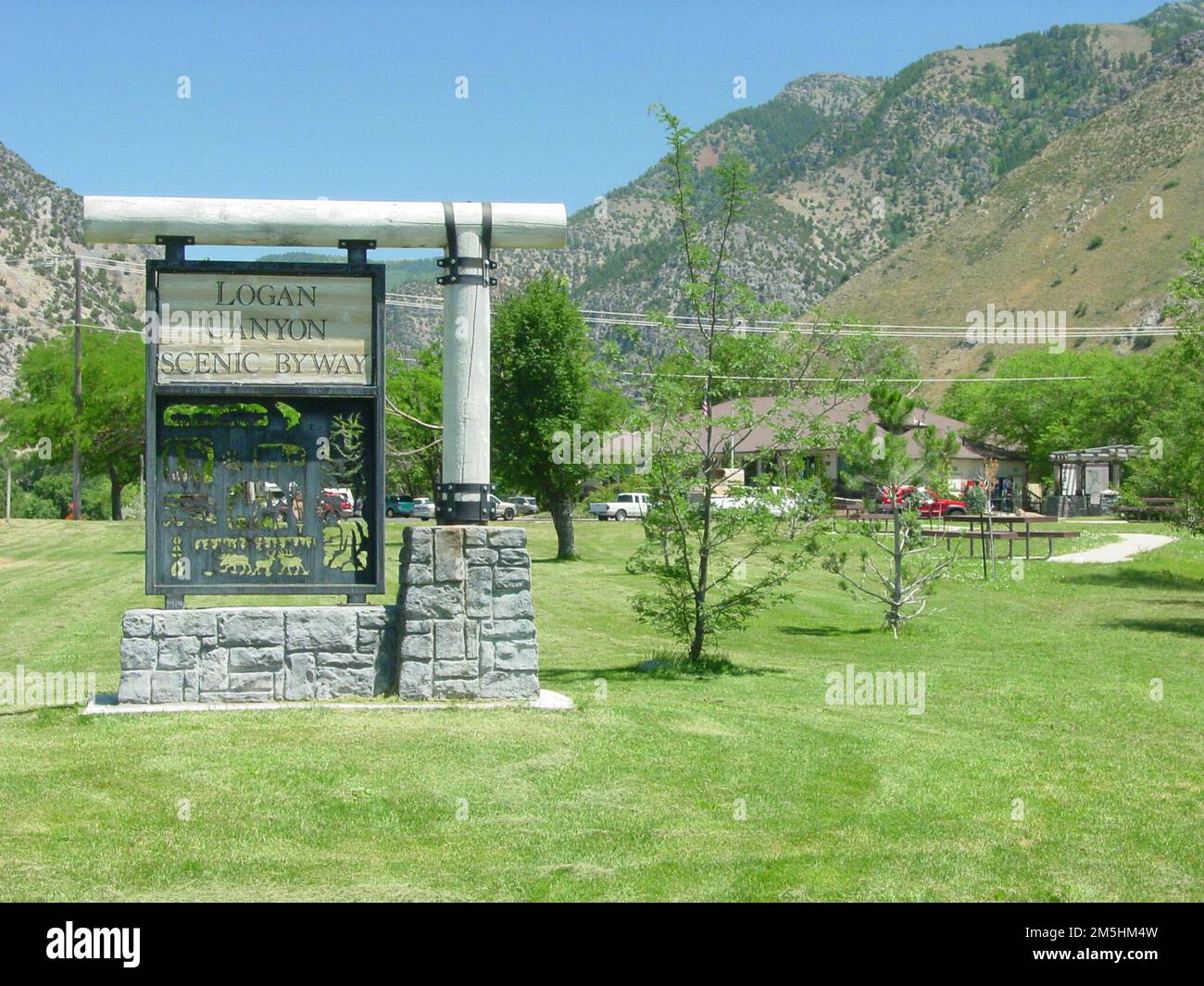 Logan Canyon Scenic Byway - Logan Canyon Scenic Byway Entrance Sign. At ...