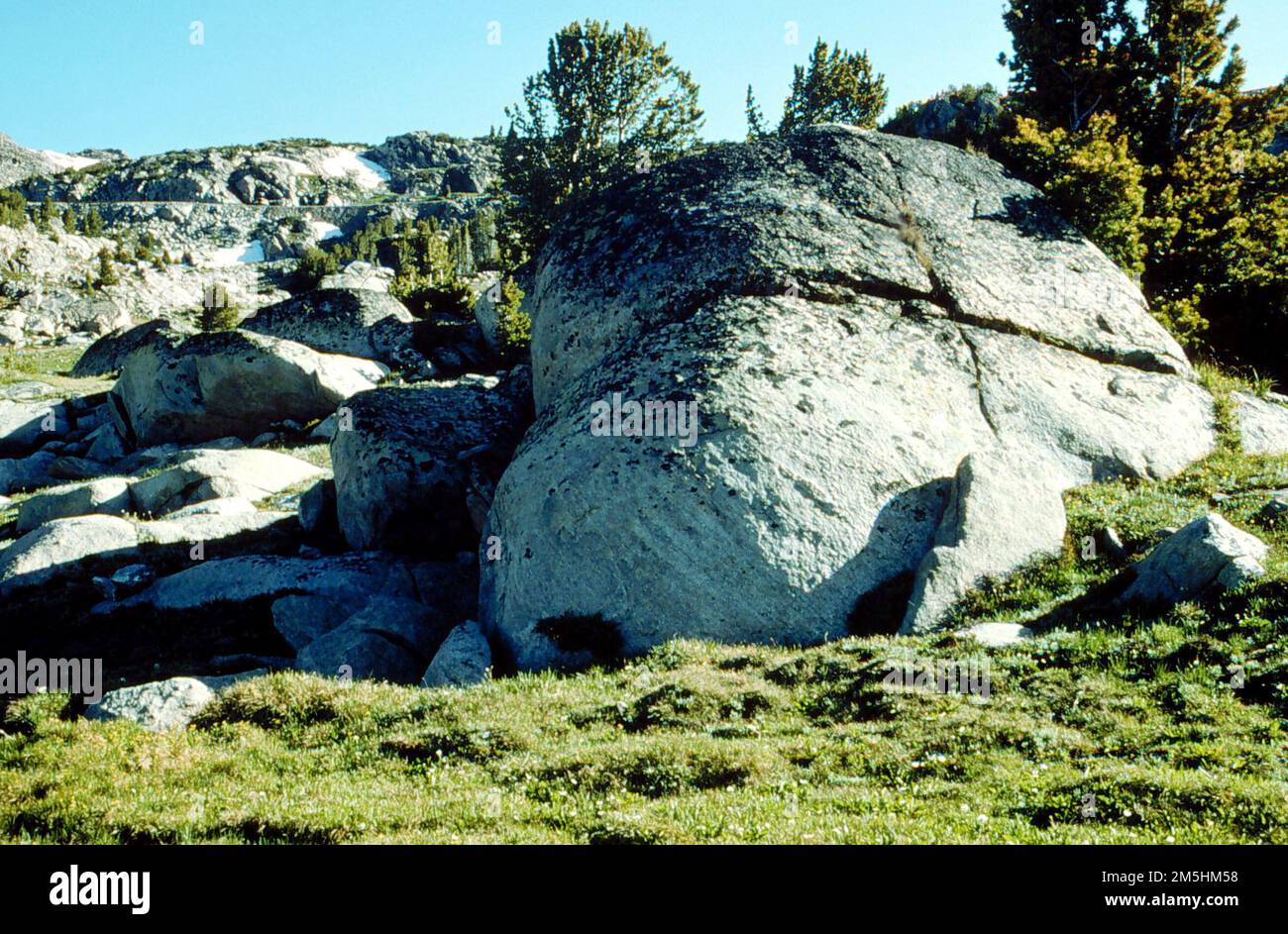 Beartooth Highway - Glacial Deposits. Great gray rocks were deposited ...