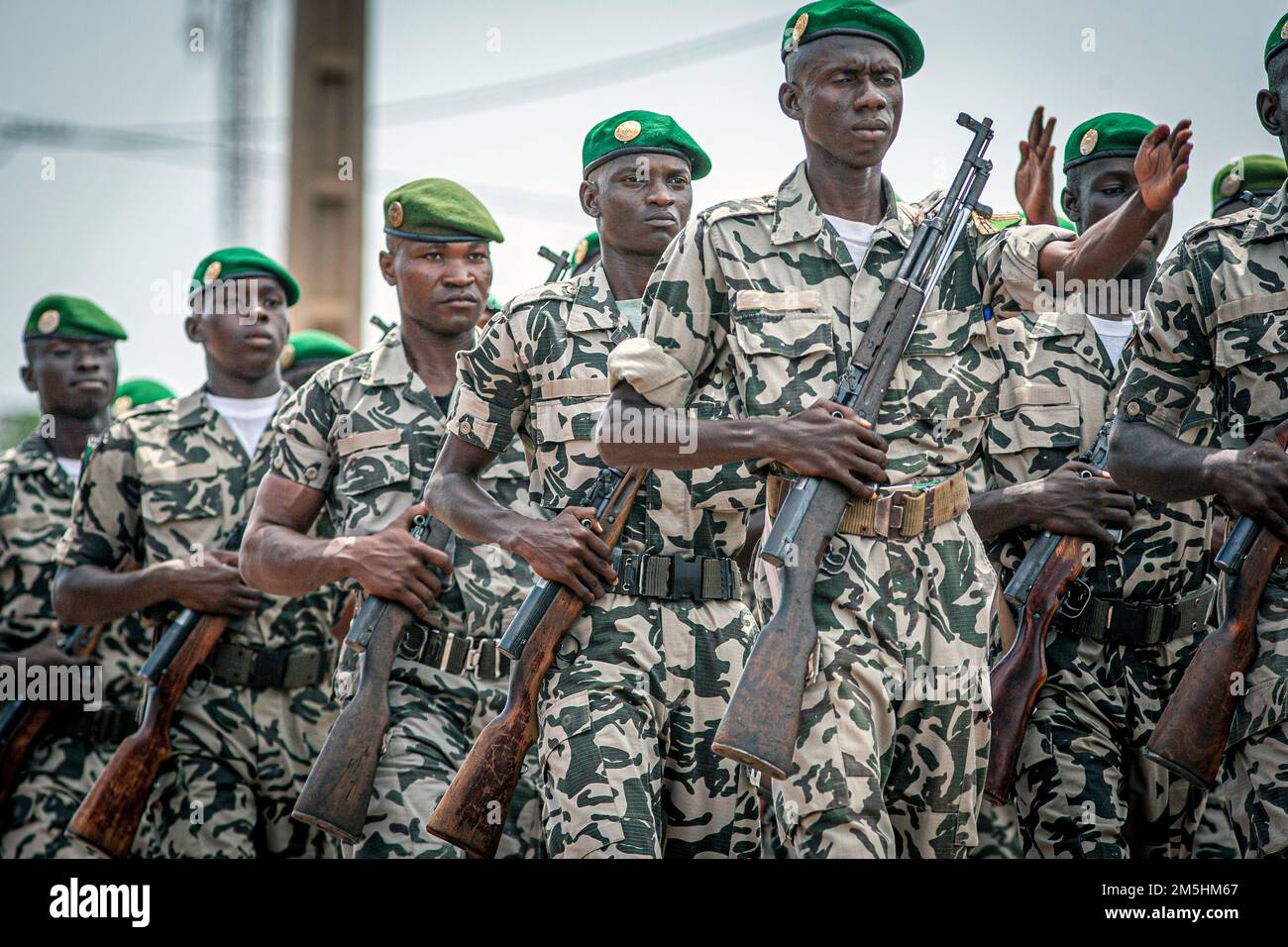 Malian Armed Forces parade Sikasso area, Mali, Africa Stock Photo - Alamy