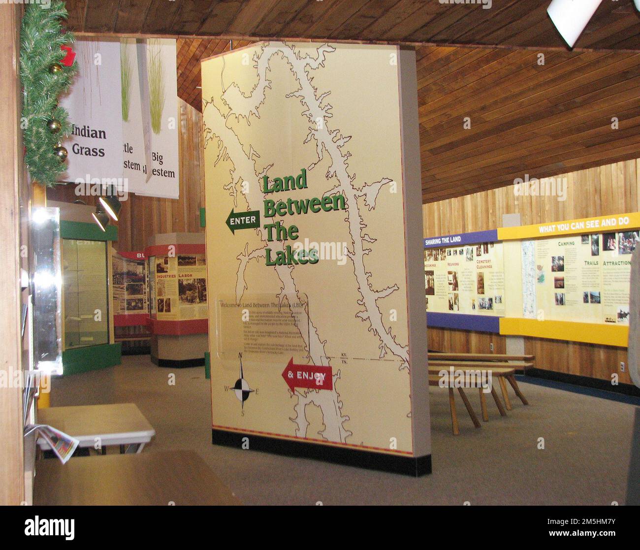 Woodlands Trace - Inside the Golden Pond Visitor Center. The Golden Pond Visitor Center has an ...