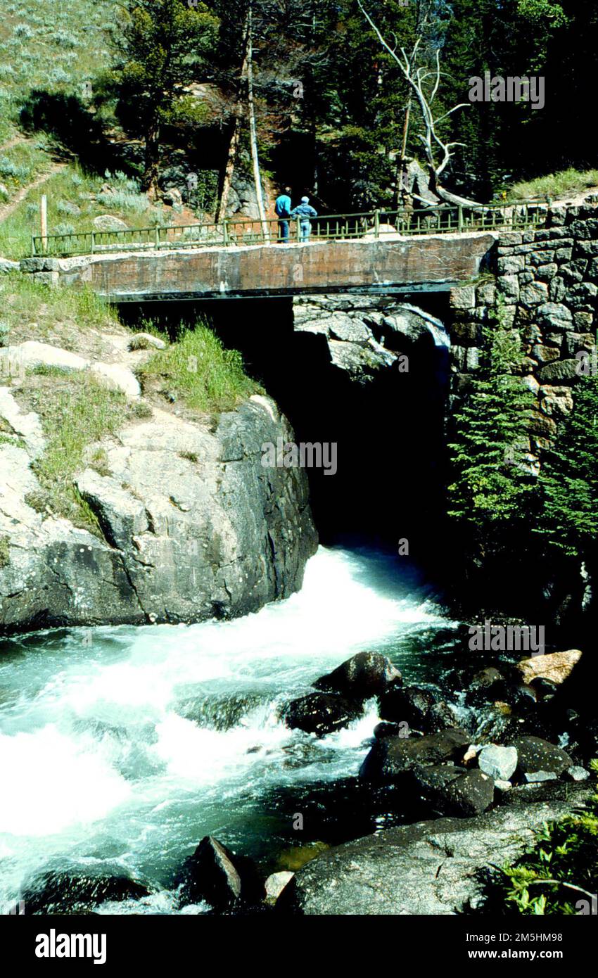 Beartooth Highway - Old CCC Bridge Across Lake Creek. The old CCC ...