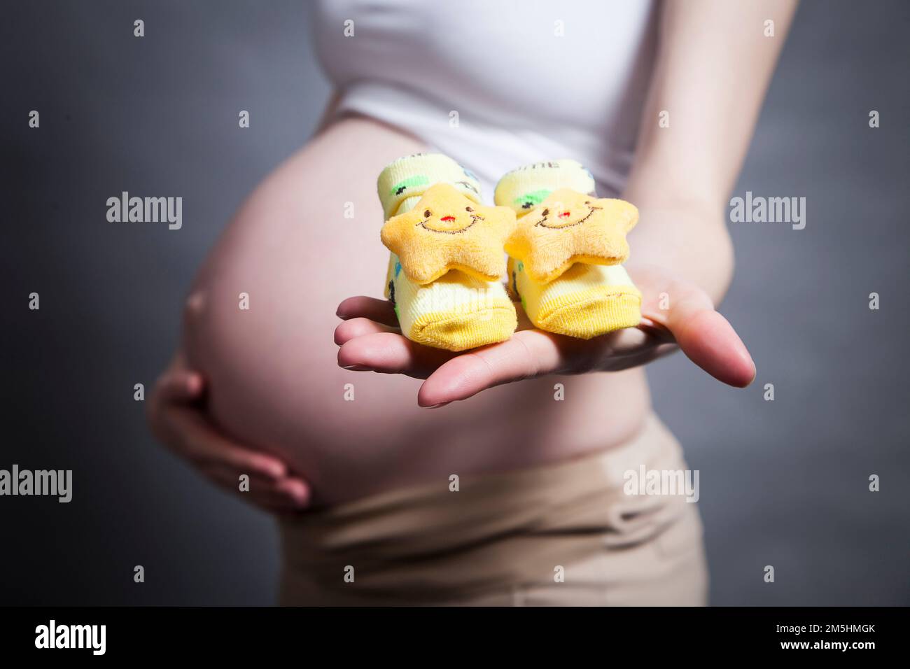 Pregnancy, maternity, preparation and expectation concept photo Stock ...