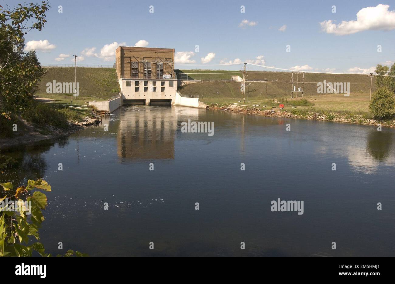 River Road Scenic Byway - Tailwater View of Loud Dam. The water path of ...