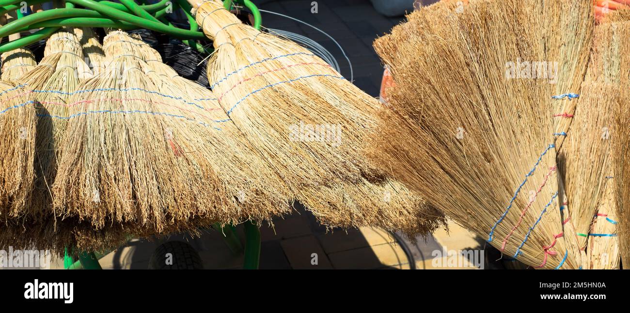 Eco friendly brooms hi-res stock photography and images - Alamy