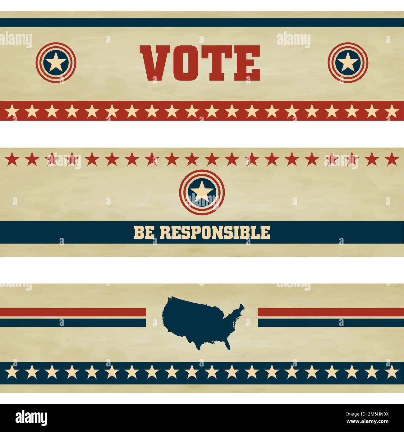 Voting Symbols vector set banner design Stock Vector Image & Art - Alamy