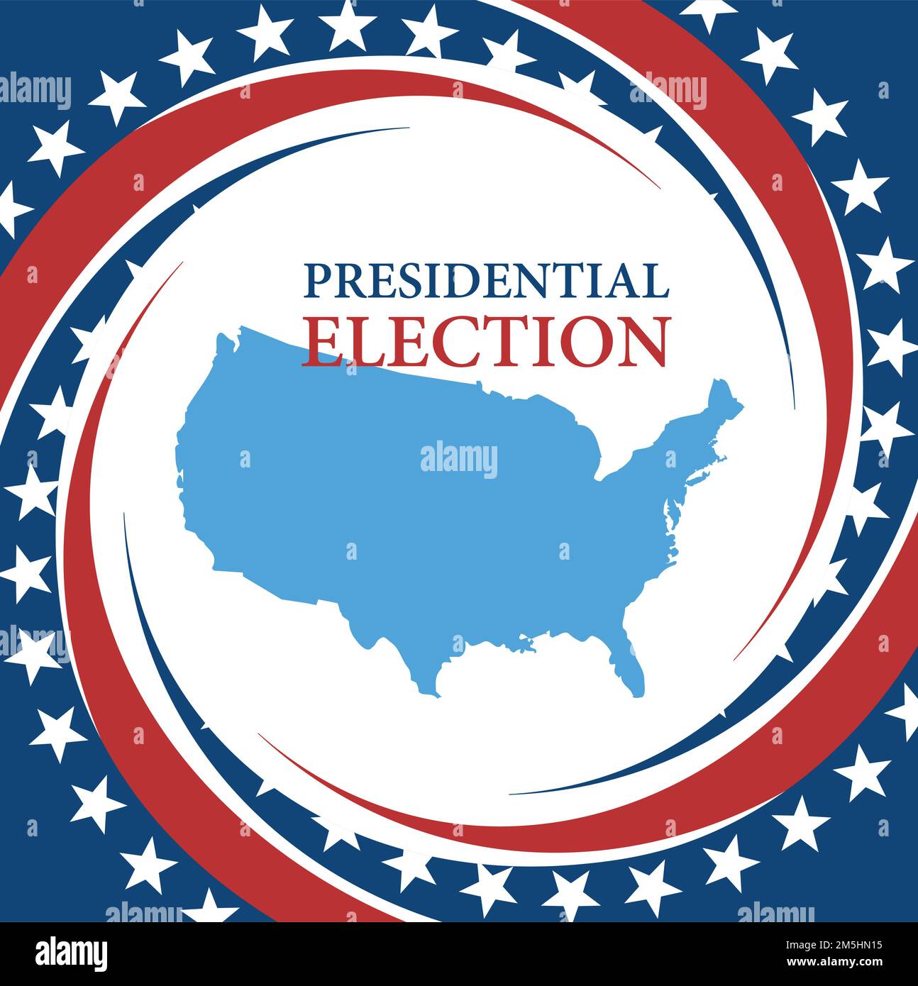 Voting Symbols vector design presidential election Stock Vector Image ...