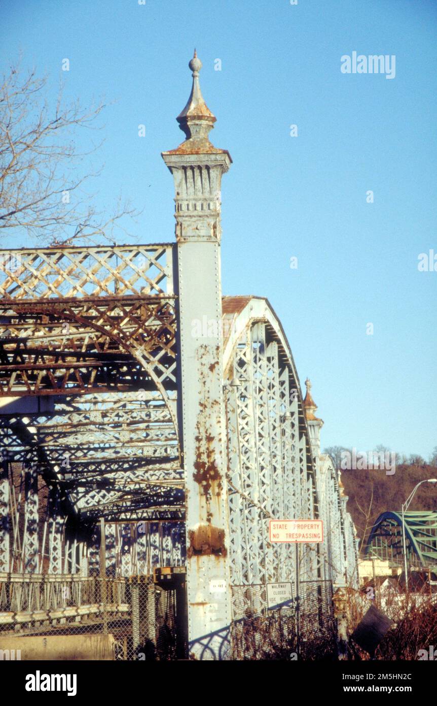 Historic National Road - An Old Bridge at Bridgeport. Although this ...