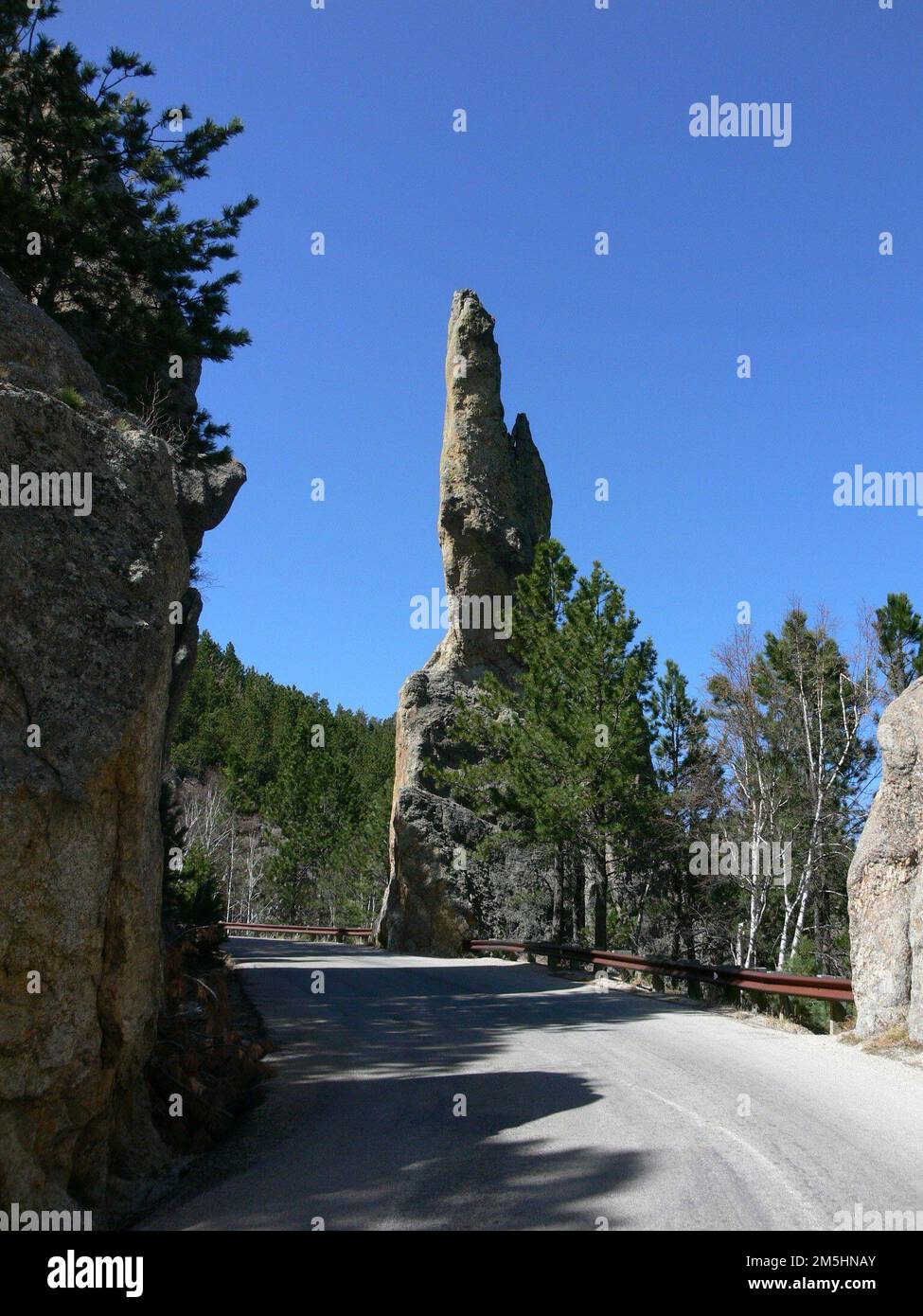 Peter Norbeck Scenic Byway - Solitary Needle. This solitary rock ...