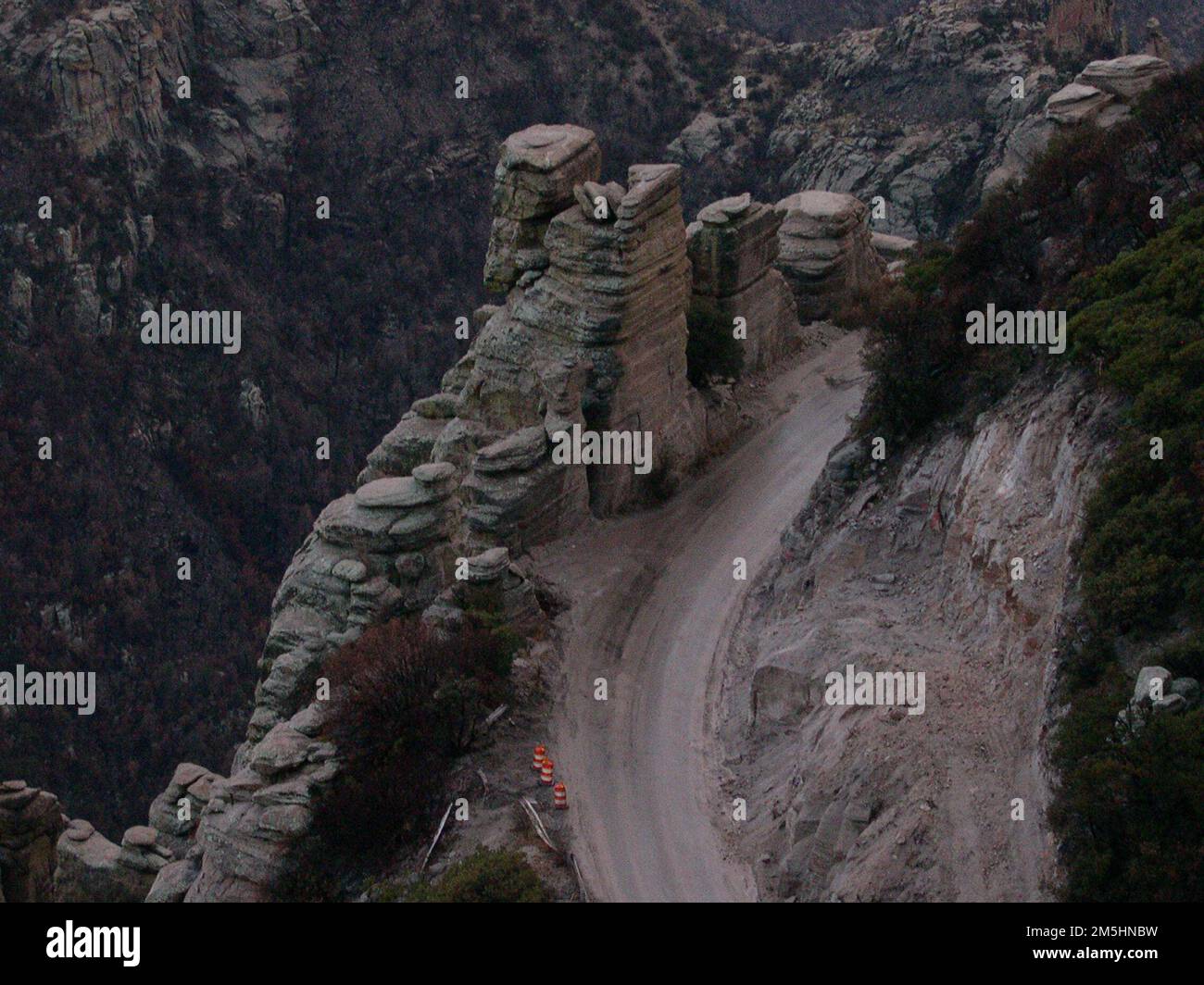 Sky Island Scenic Byway - Steep Cliffs along the Sky Island Parkway ...