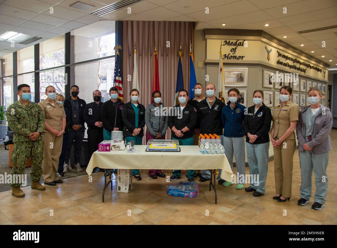 220318-N-AU520-1012 SAN DIEGO (March 18, 2022) Personnel assigned to ...