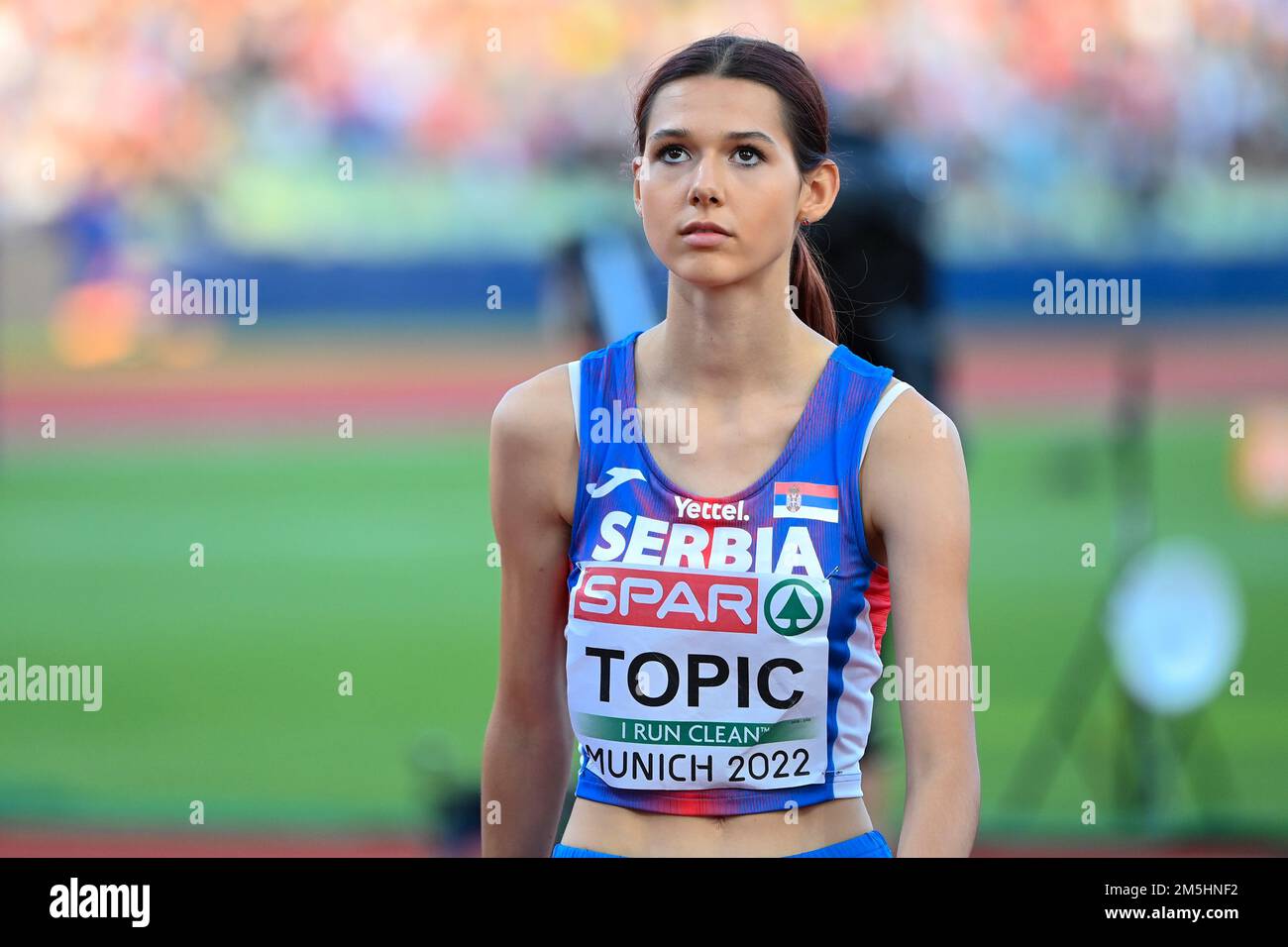 Angelina Topic (Serbia). High Jump bronze medal. European Championships ...