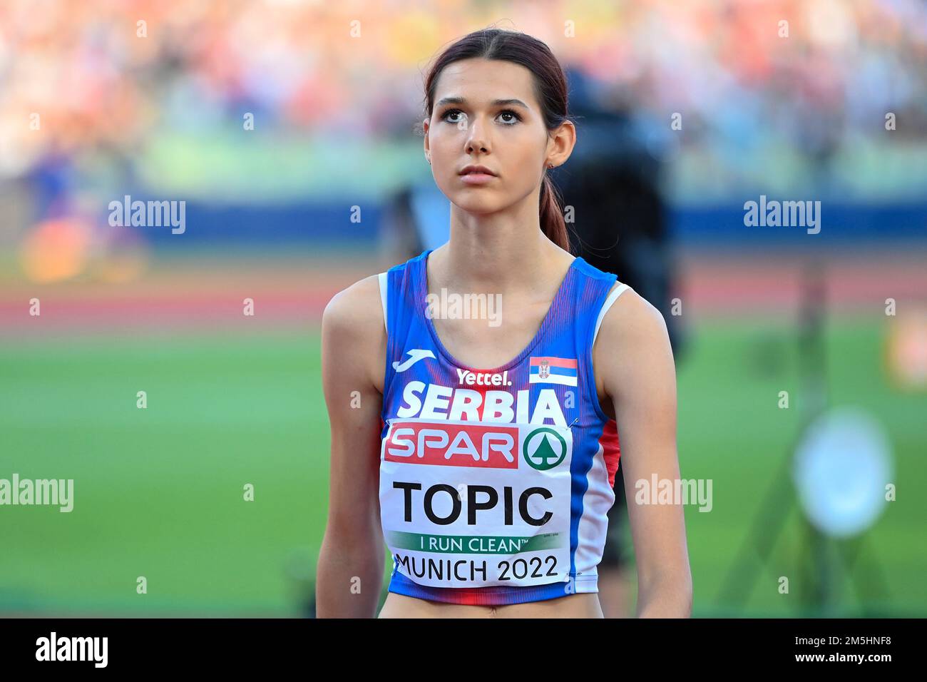 Angelina Topic (Serbia). High Jump bronze medal. European Championships ...