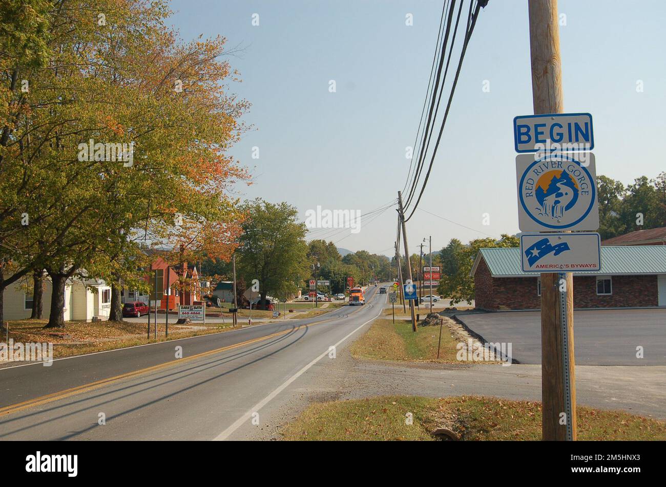 Red River Gorge Scenic Byway - Beginning of the Red River Gorge Scenic ...