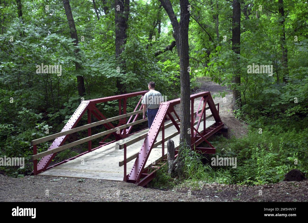 Sheyenne River Valley Scenic Byway - Bridge at Little Yellowstone Park ...